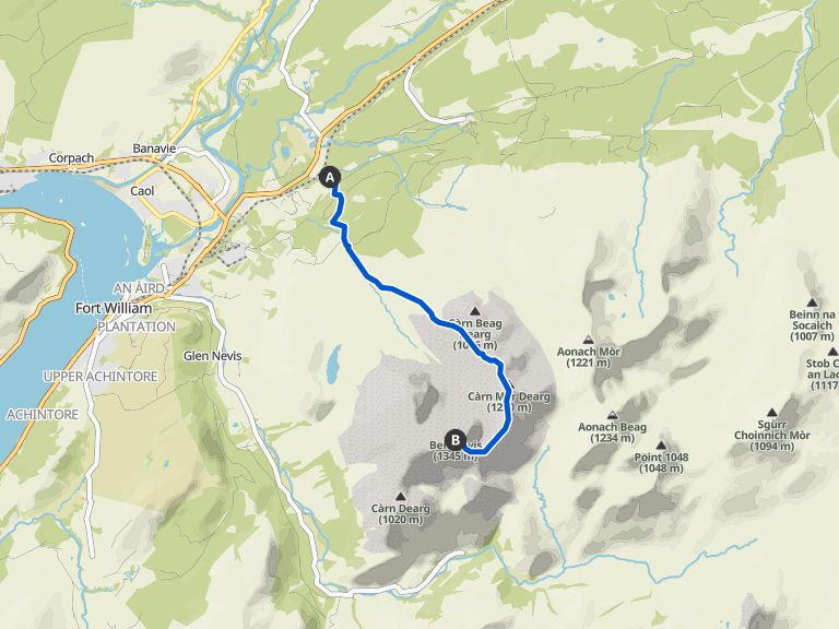 Ben Nevis via the CMD Arete | hike | Komoot
